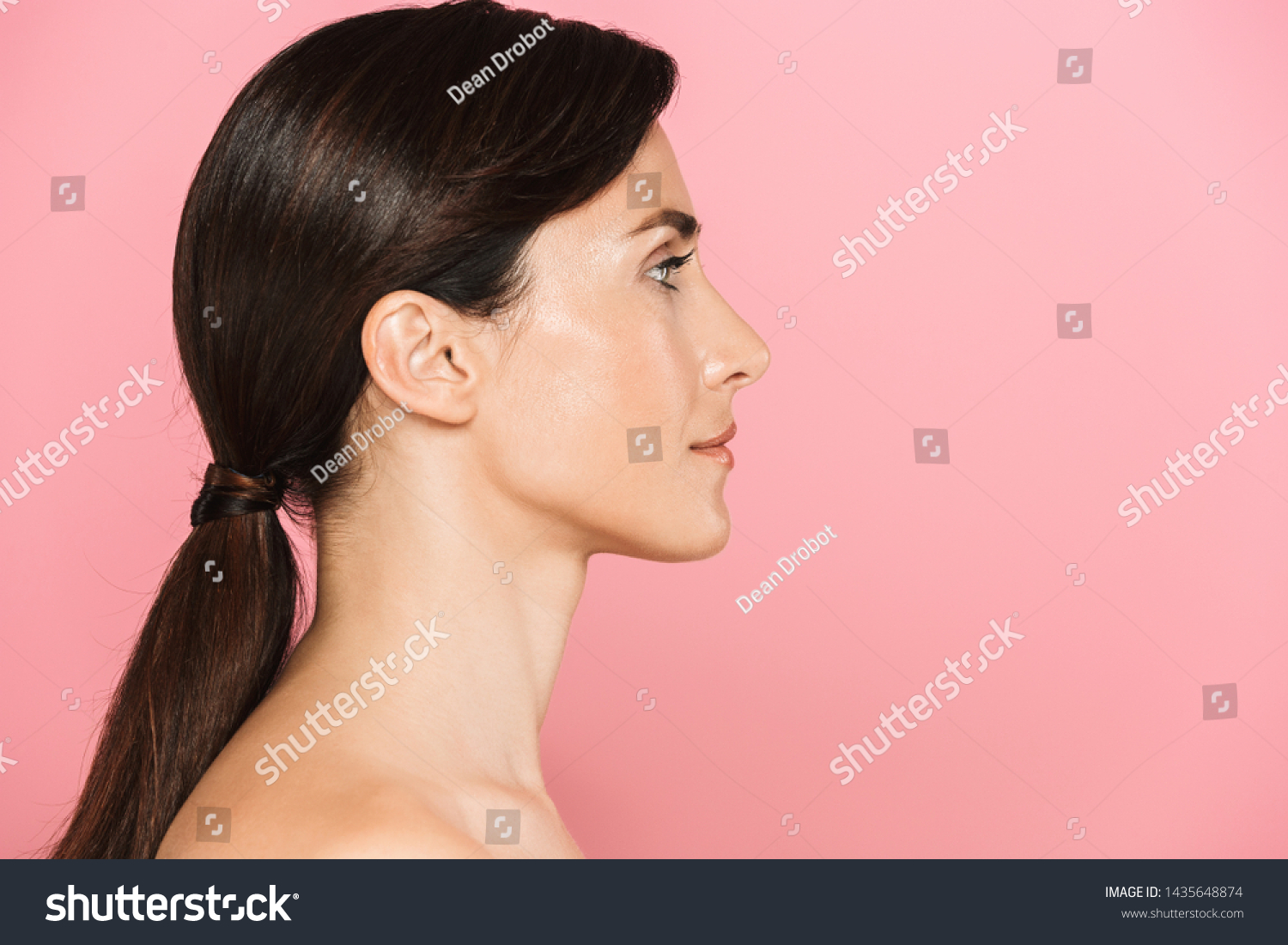 Side View Beauty Portrait Attractive Sensual Stock Photo 1435648874 ... Side View Beauty Portrait Attractive Sensual Stock Photo 1435648874 ...