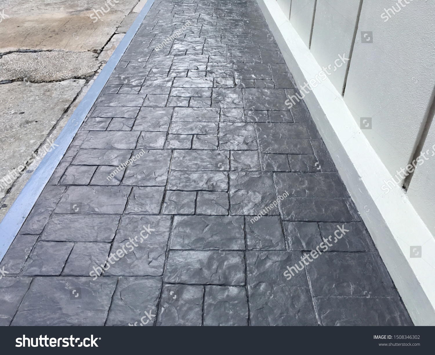 Sidewalk Floor Texture Pattern Background Design Stock Photo (Edit Now ...