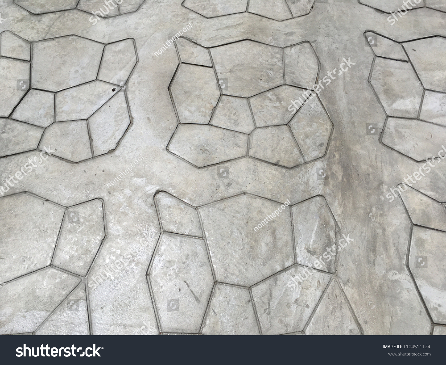 Sidewalk Pattern Floor Texture Background Stock Photo (Edit Now) 1104511124