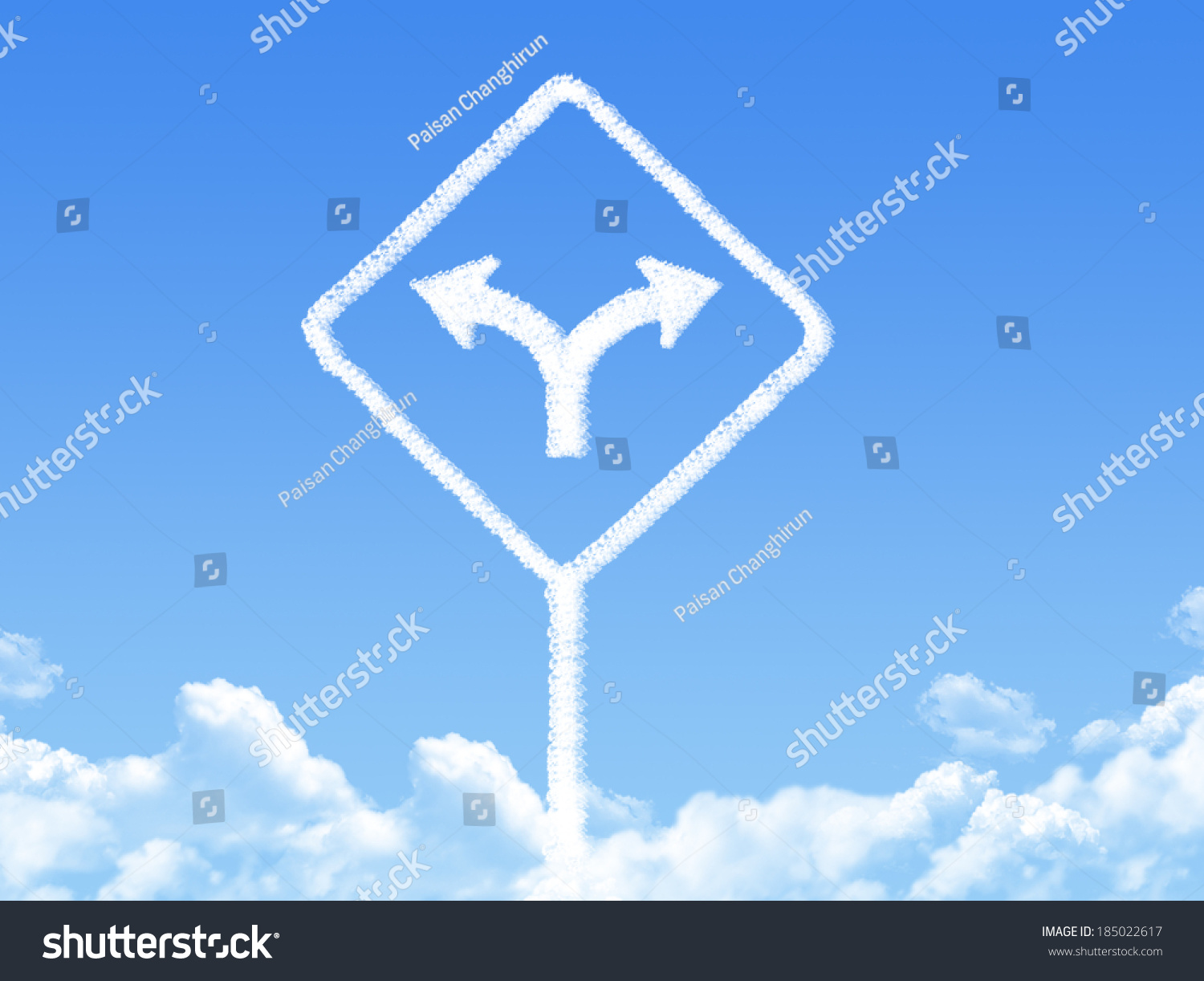Sign Cloud Shape Stock Illustration 185022617 | Shutterstock
