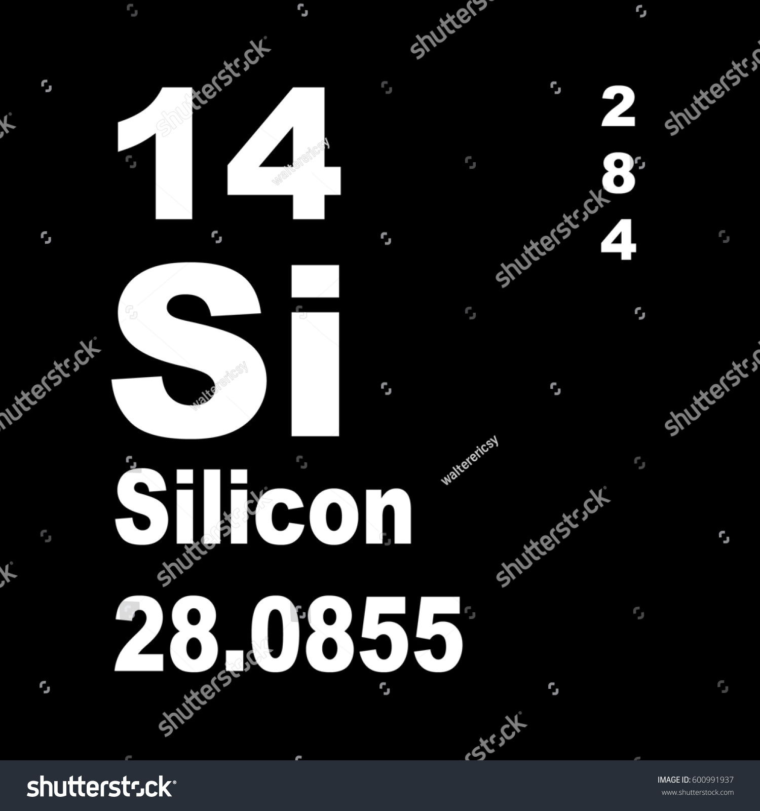 「Silicon Periodic Table Elements」のイラスト素材 600991937 | Shutterstock 「Silicon Periodic Table Elements」のイラスト素材 600991937 | Shutterstock