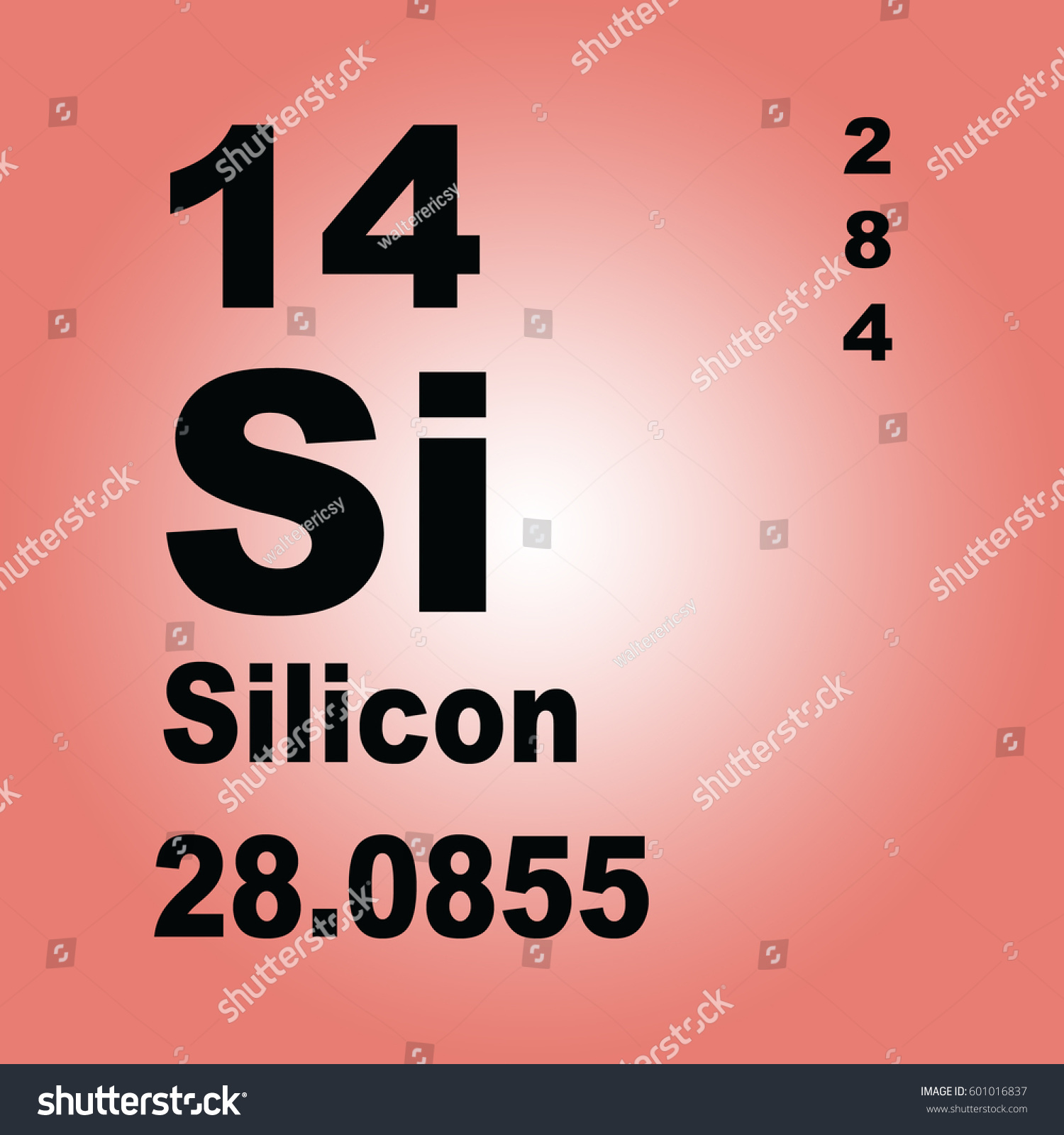 Silicon Periodic Table Elements Stock Illustration 601016837 Silicon Periodic Table Elements Stock Illustration 601016837