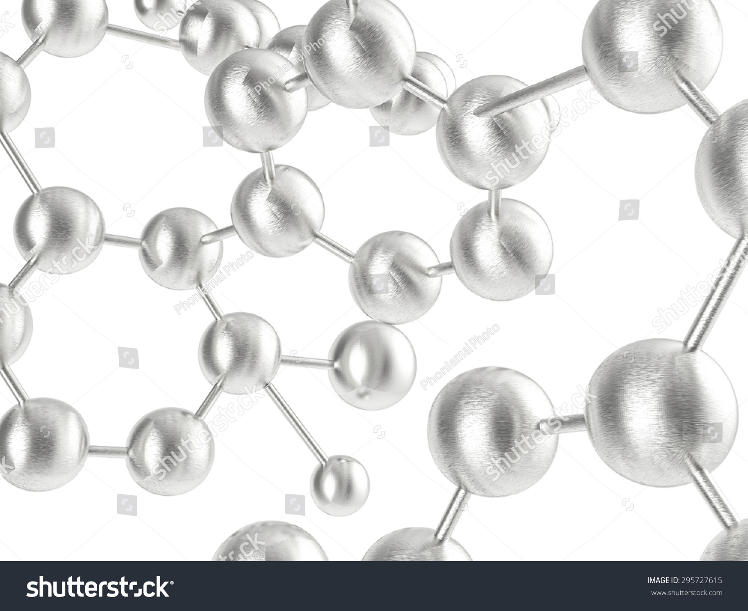 Silver Molecule Structure Stock Illustration 295727615 | Shutterstock
