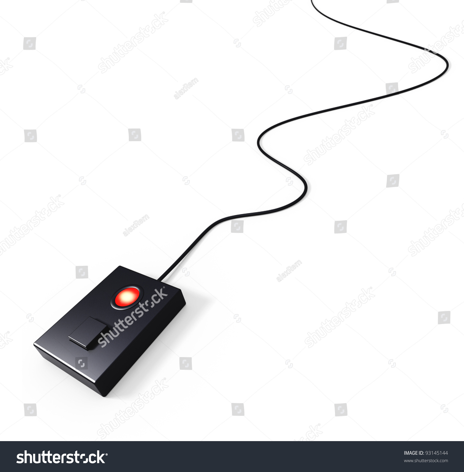 「Simple Control Panel Isolated 3d Model」のイラスト素材 93145144 | Shutterstock