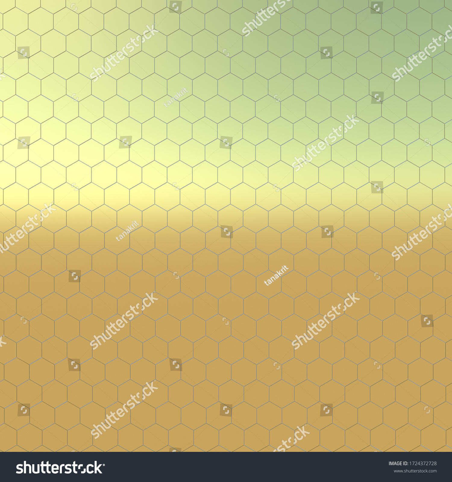 Simple Gold Hexagon Pattern Background Stock Illustration 1724372728 ...