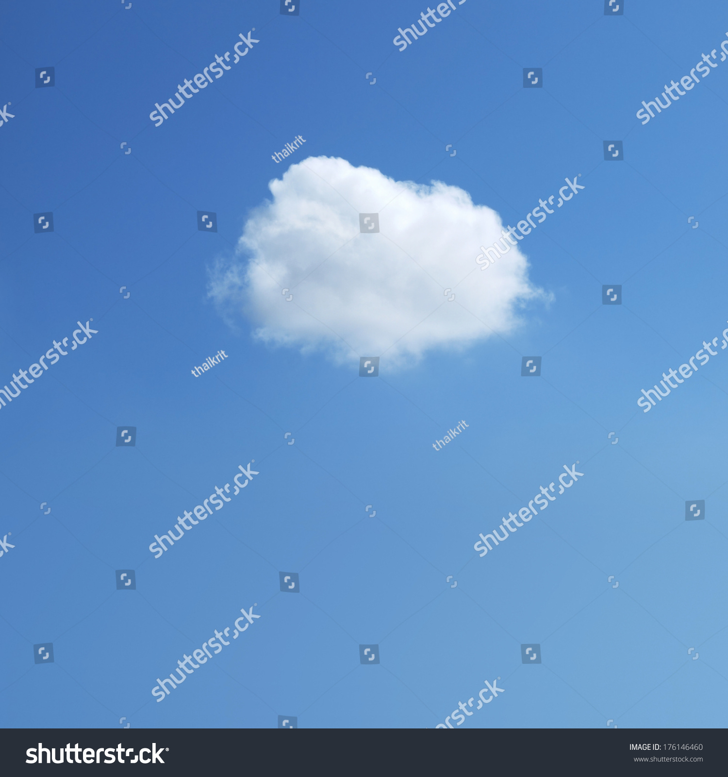 Single Cloud Stock Photo 176146460 | Shutterstock