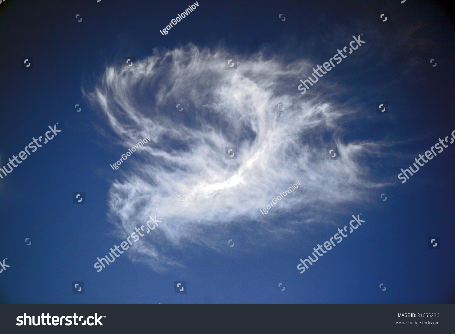 Single Cloud Stock Photo (Edit Now) 31655236