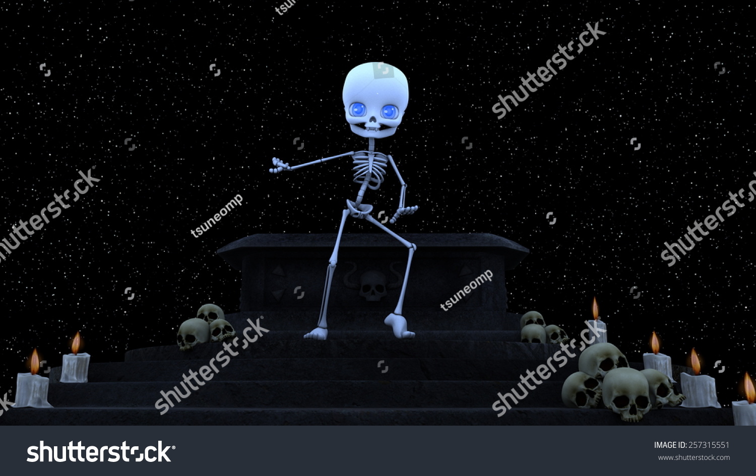 Skeleton Stock Illustration 257315551 | Shutterstock