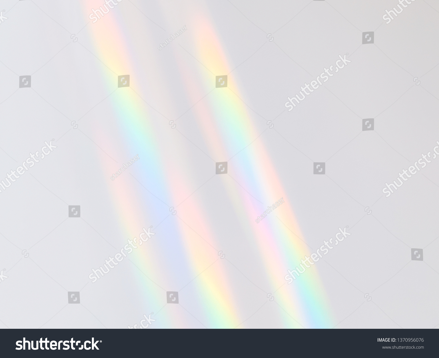 Slanted Diagonal Rainbow Light Rays On Stock Illustration 1370956076 ...