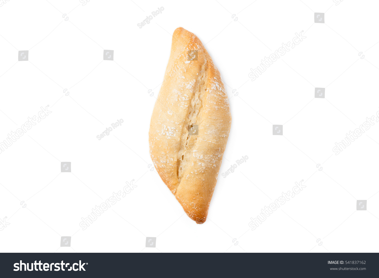 Small Rustic Bread Roll On White Stock Photo 541837162 | Shutterstock