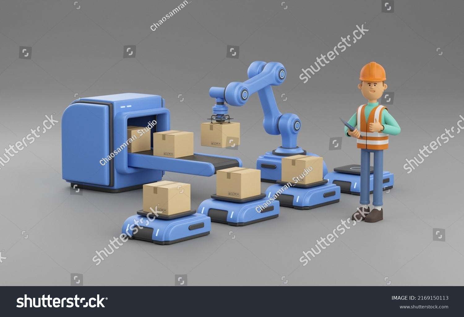 Smart Industry Production Factory Warehouse Logistic Stock Illustration ... Smart Industry Production Factory Warehouse Logistic Stock Illustration ...