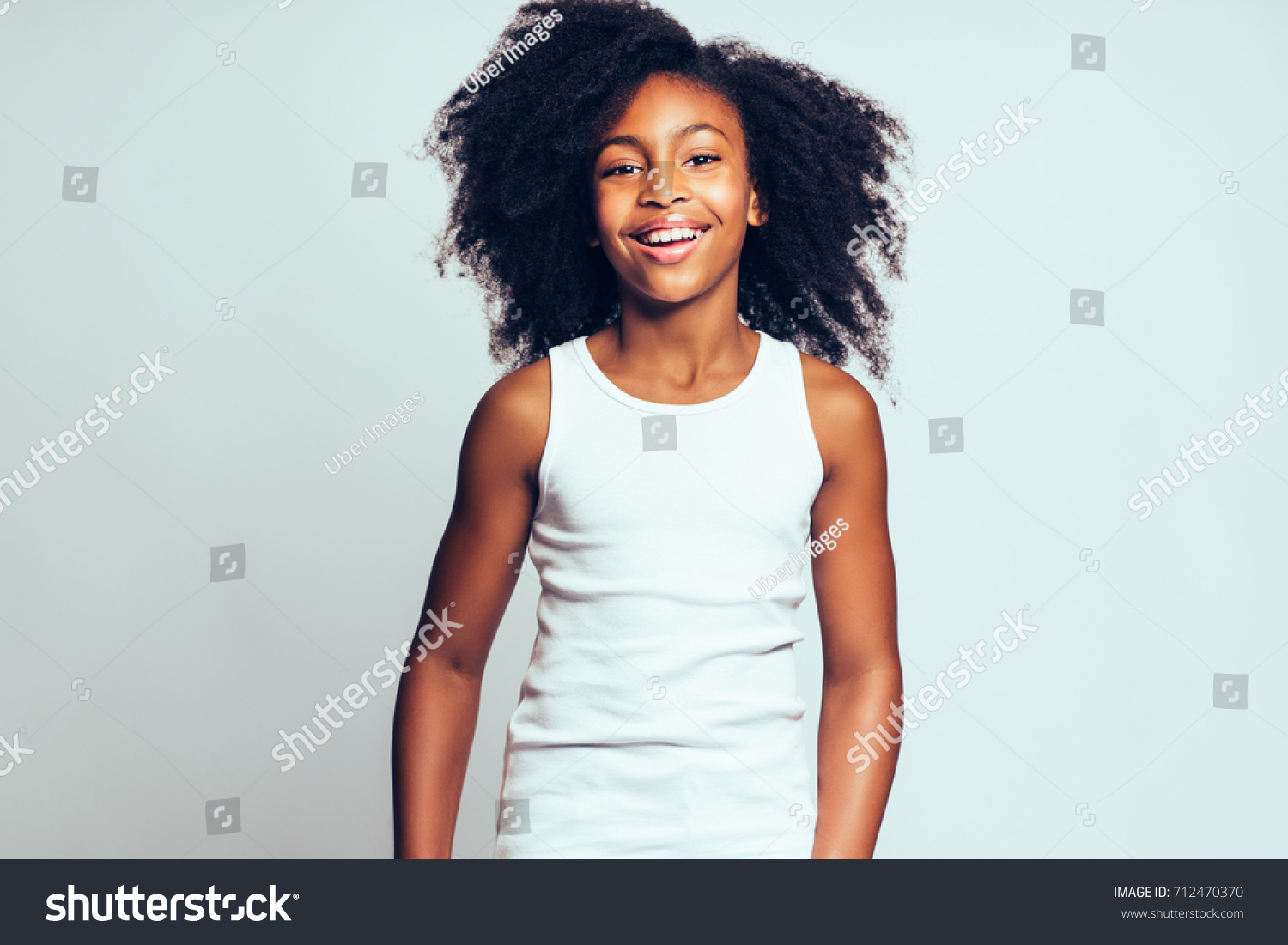 Smiling Young African Girl Long Curly Stock Photo 712470370 | Shutterstock Smiling Young African Girl Long Curly Stock Photo 712470370 | Shutterstock