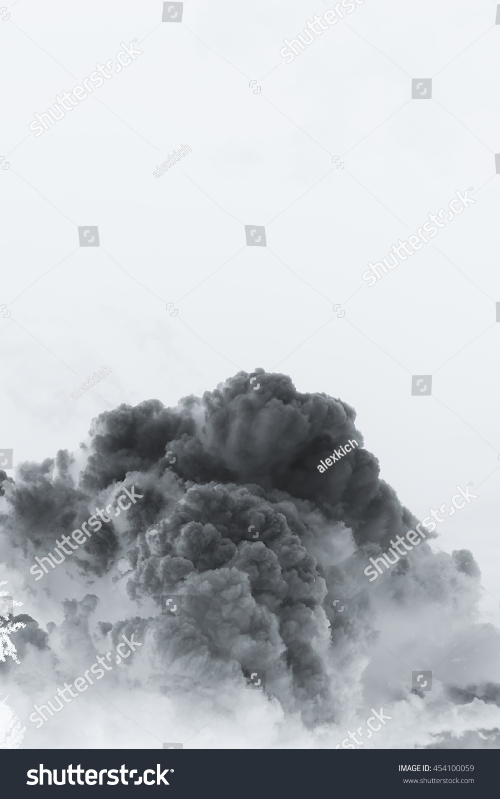 Smoke Cloud Explosion Stock Photo 454100059 | Shutterstock