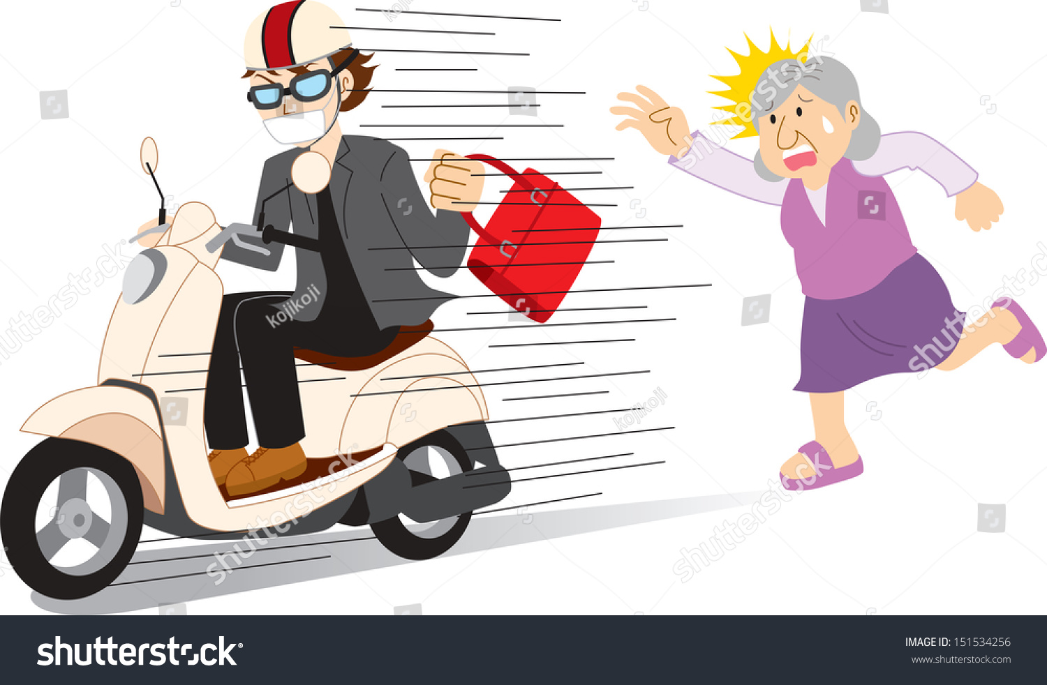 Snatching Stock Photo 151534256 : Shutterstock