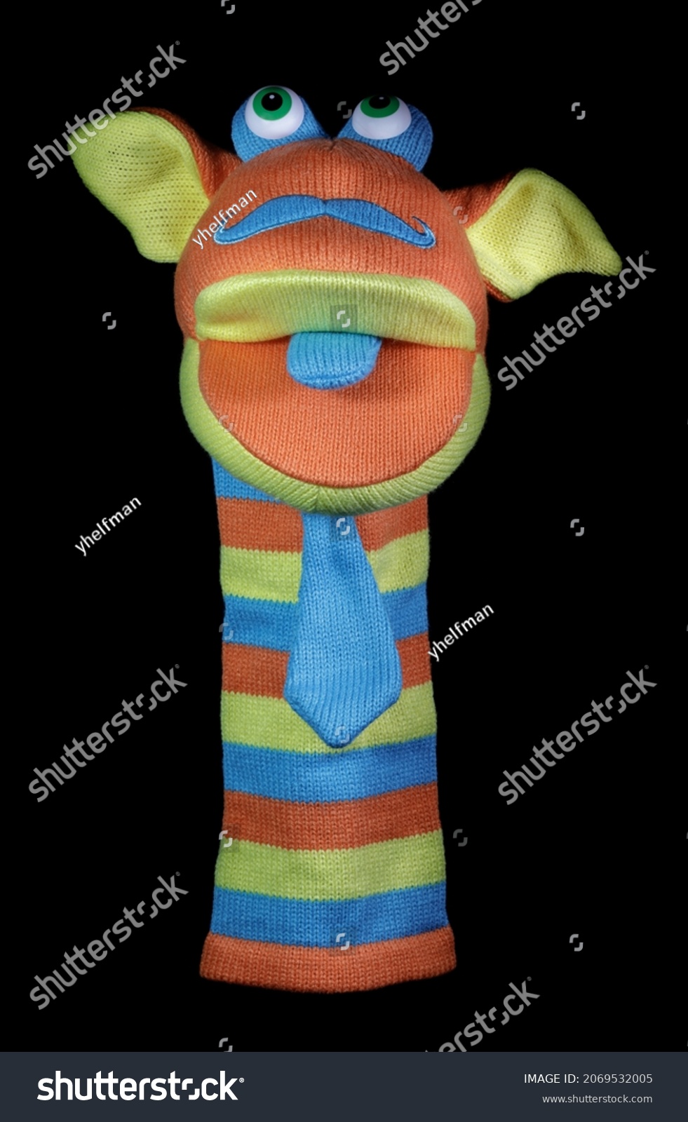Sock Puppet Isolated Against Black Background Stock Photo (Edit Now ... Sock Puppet Isolated Against Black Background Stock Photo (Edit Now ...