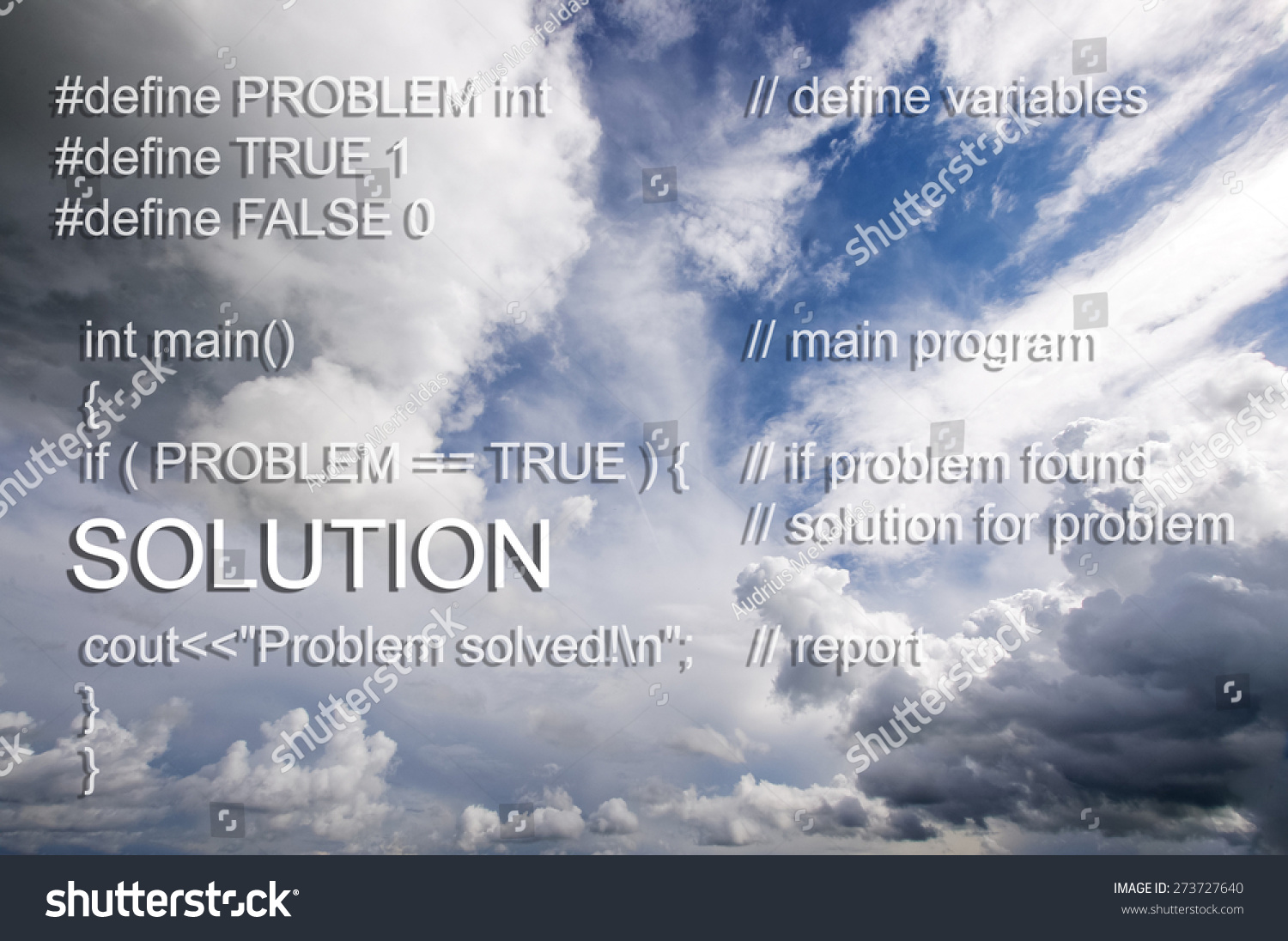 Software Program Source Code Solving Problem: illustrazione stock ... Software Program Source Code Solving Problem: illustrazione stock ...