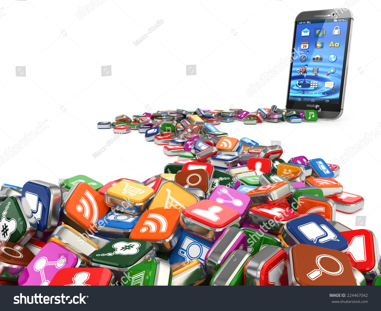 Software Smartphone Mobile Phone App Icons Stock Illustration 224467042 Software Smartphone Mobile Phone App Icons Stock Illustration 224467042