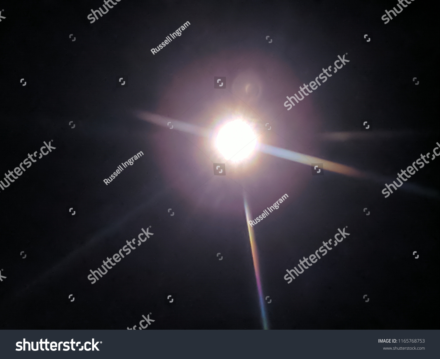 Solar Eclipse Full Dark Stock Photo 1165768753 | Shutterstock