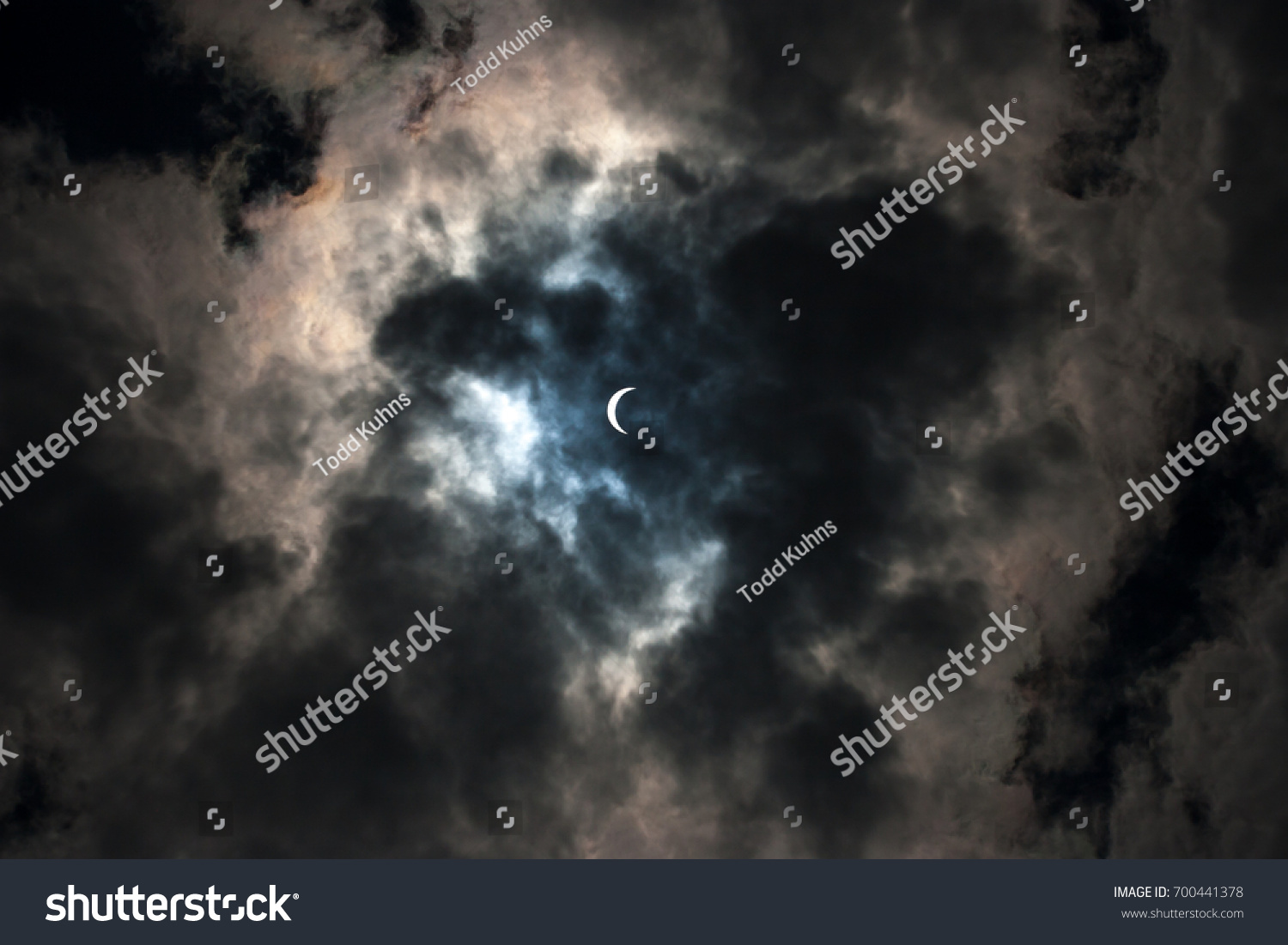 Solar Eclipse Clouds Stock Photo 700441378 | Shutterstock