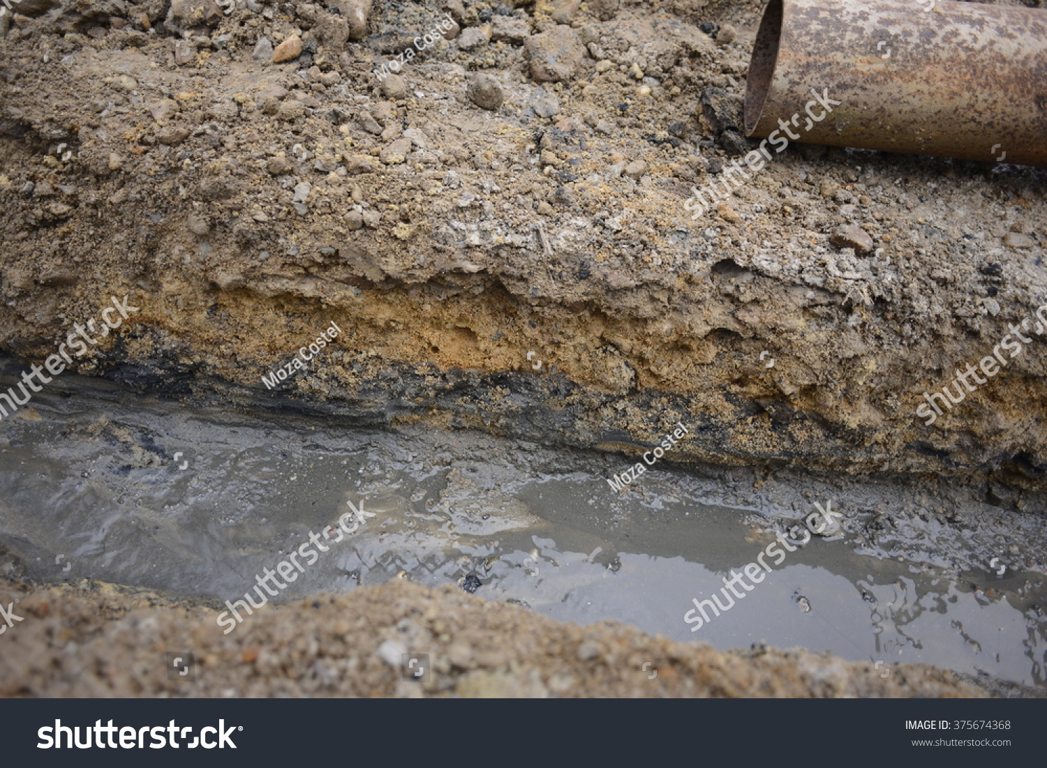 Solid Ground Ground Texture Background Stock Photo (Edit Now) 375674368