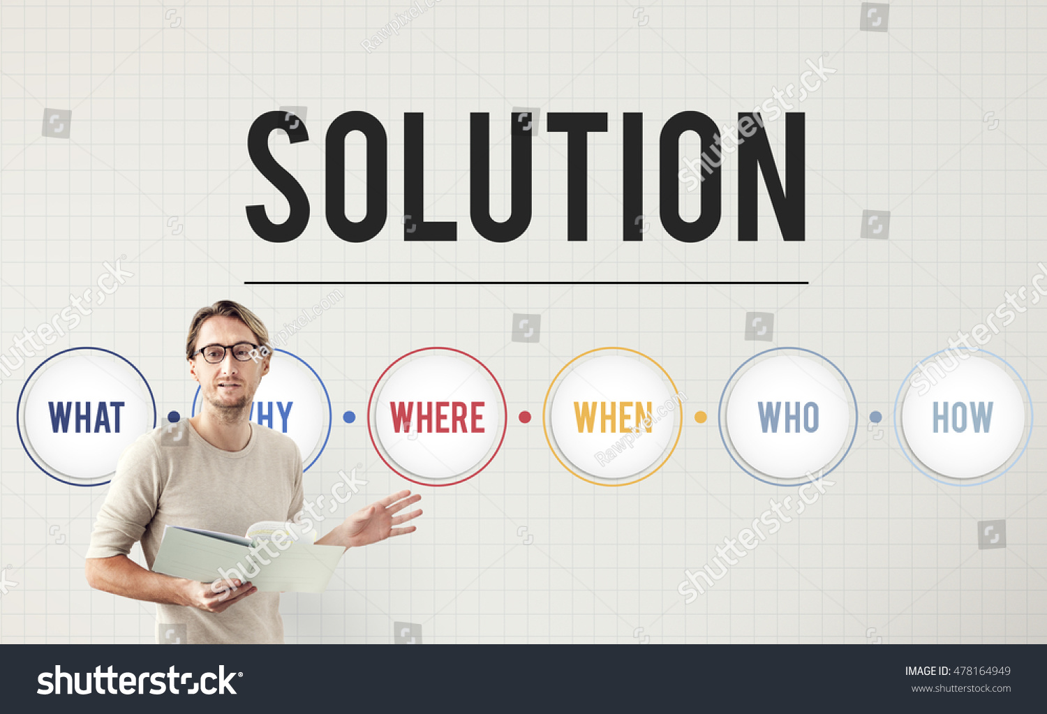 Solution Problem Solving Share Ideas Concept Stock Photo (Edit Now ...