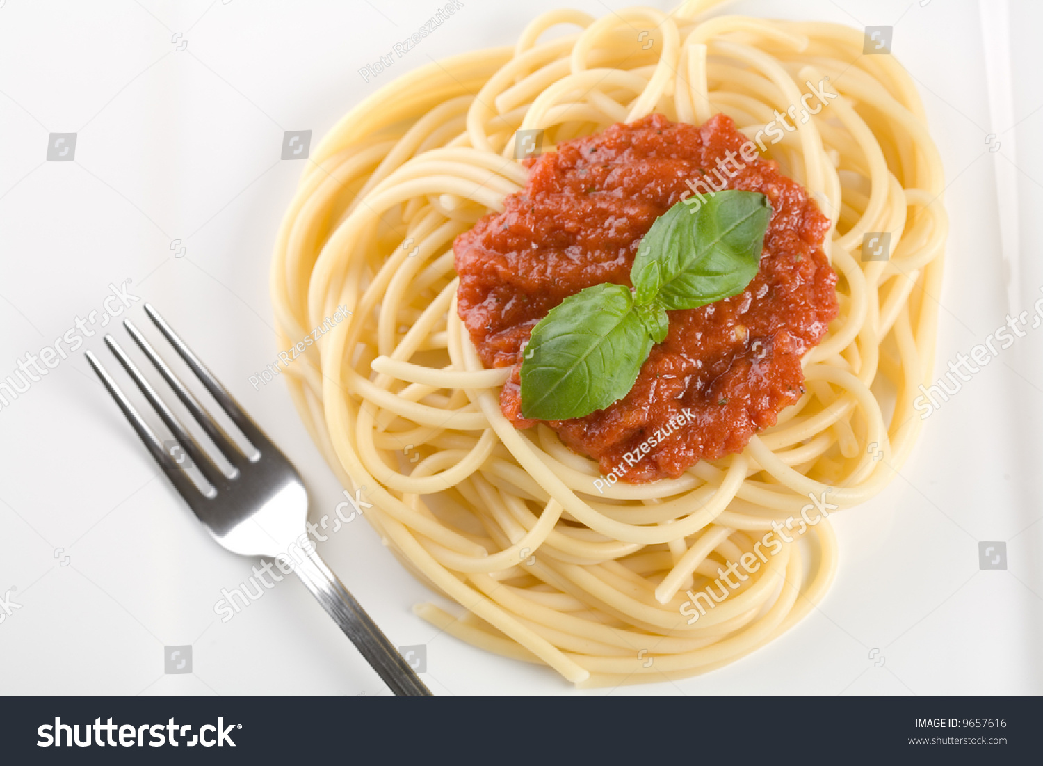 Spaghetti Dinner Stock Photo (Edit Now) 9657616 - Shutterstock