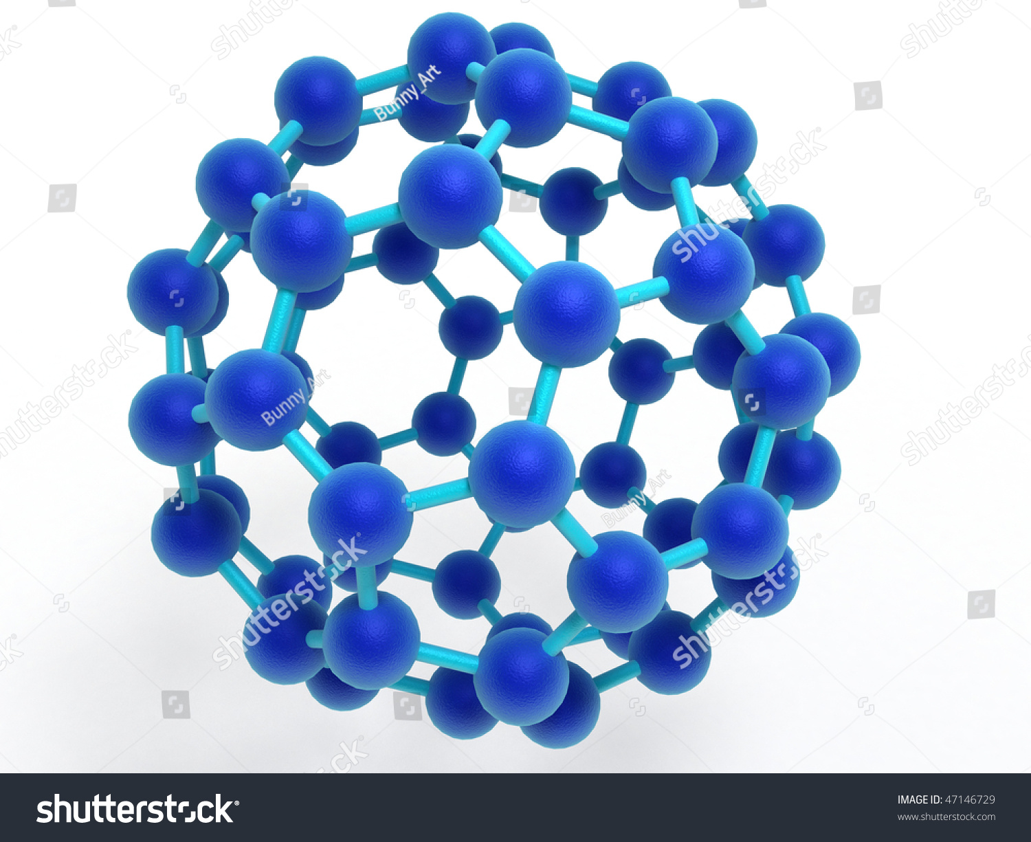 Sphere Molecule 3d Model Stock Illustration 47146729 | Shutterstock