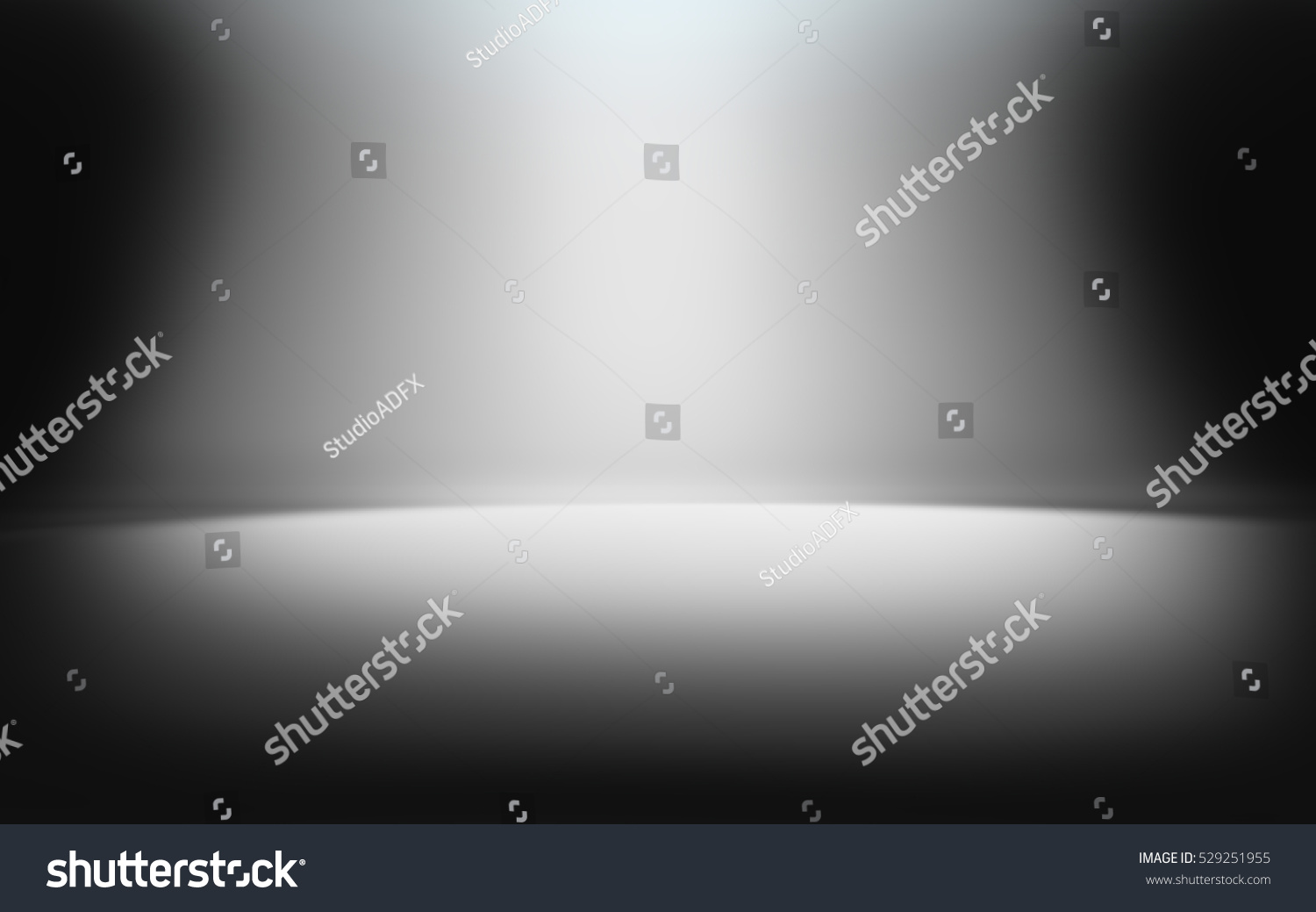 Spotlight Studio Background Stock Illustration 529251955