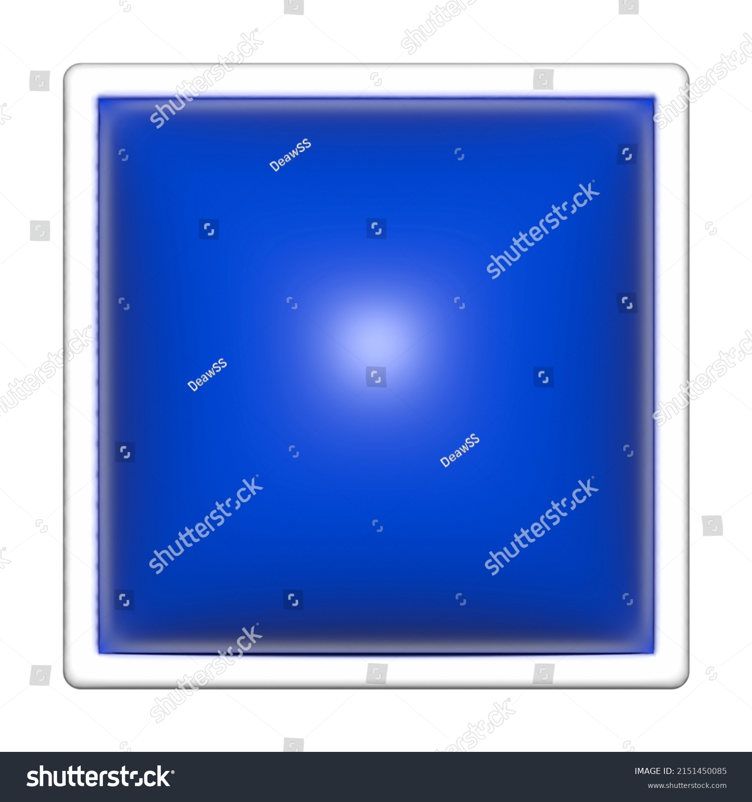 Square 3d Shapes Geometric Basic Simple Stock Illustration 2151450085 ...