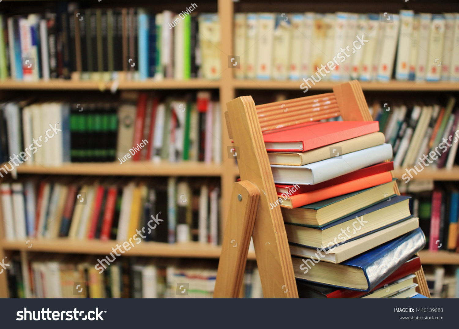 Stack Books Library Stock Photo 1446139688 | Shutterstock