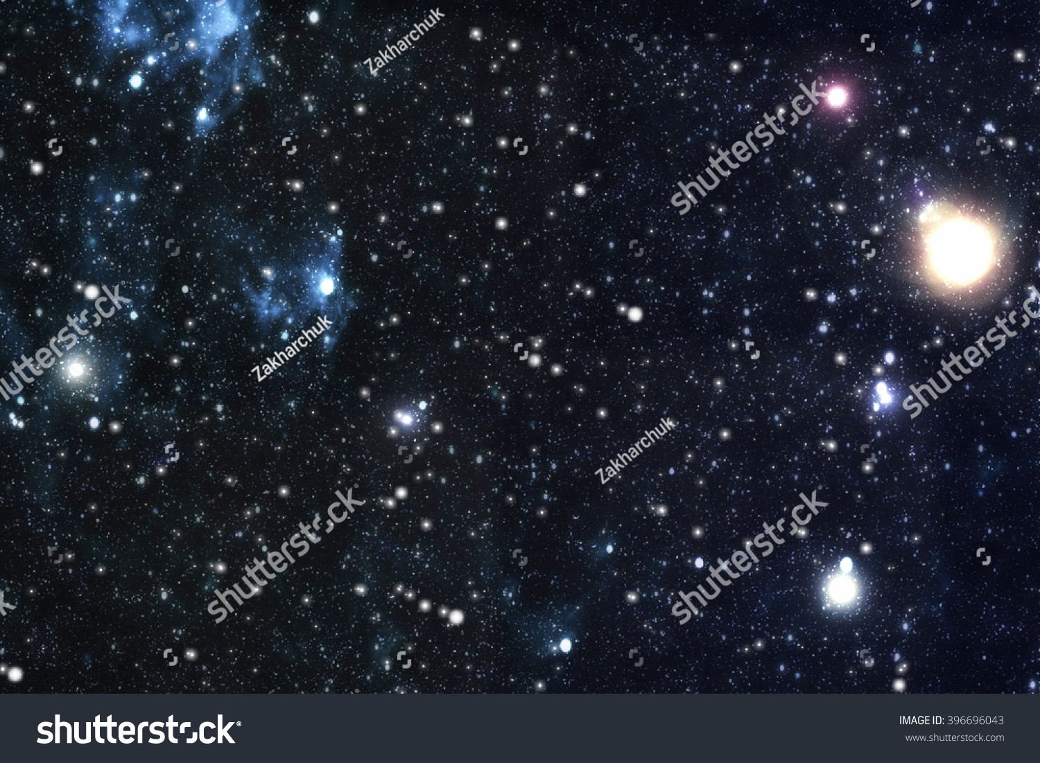 Starry Outer Space Stock Illustration 396696043 | Shutterstock