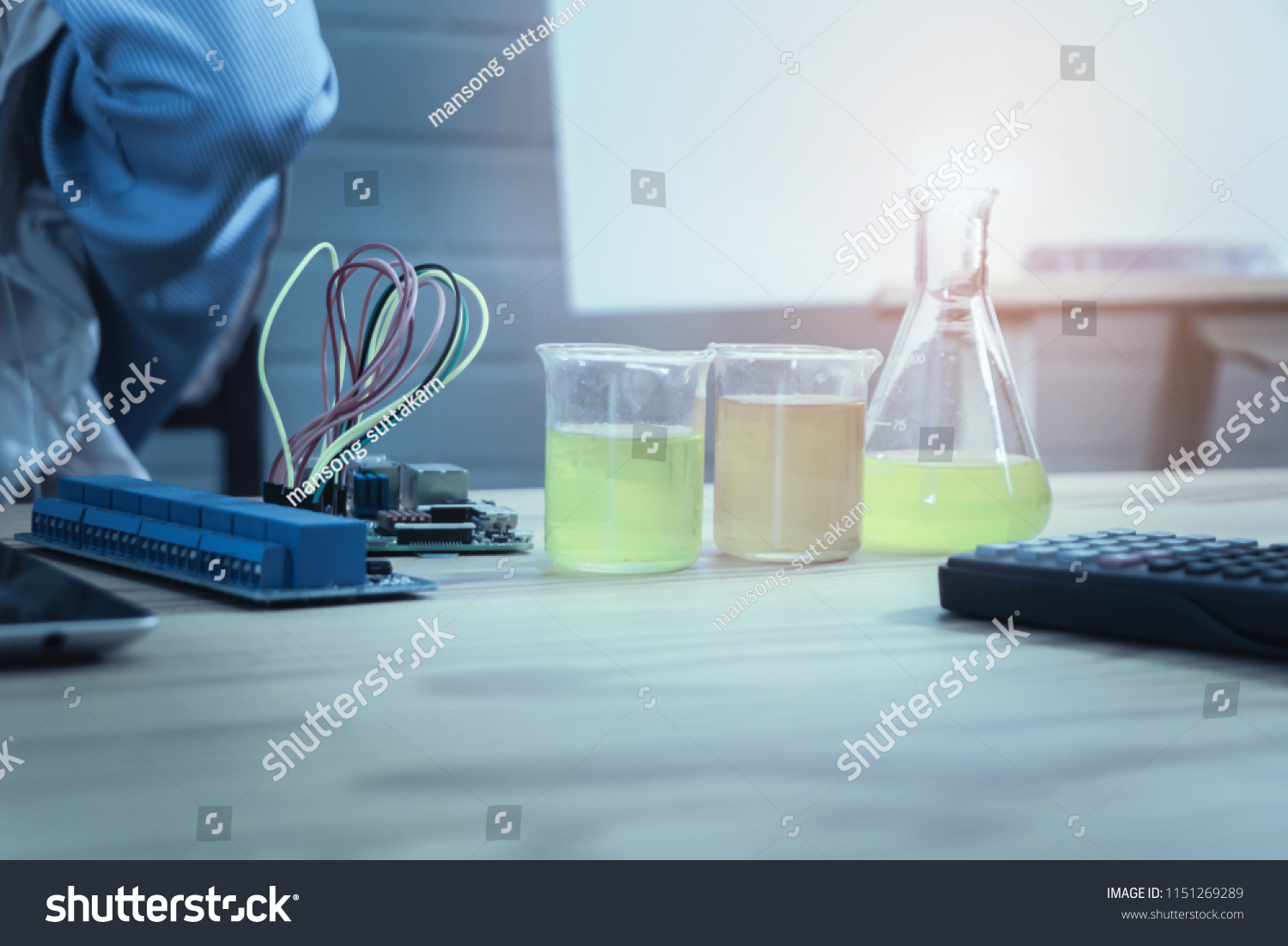 Stem Education Laboratory Electronic Board That Stock Photo (Edit Now ...