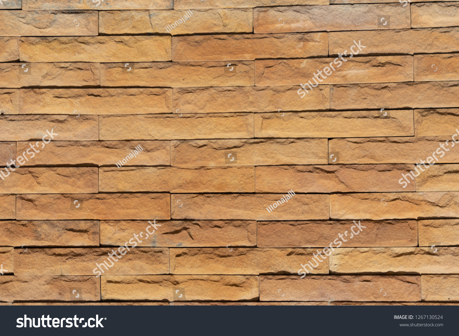 Stone Cladding Wall Stock Photo (Edit Now) 1267130524