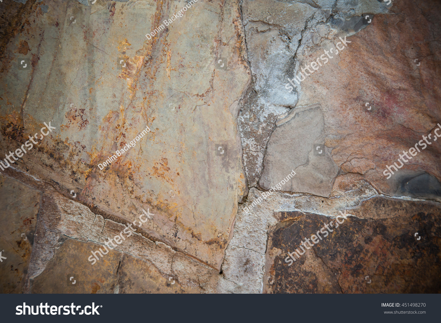 Stone Cladding Wall Texture Design Stock Photo (Edit Now) 451498270