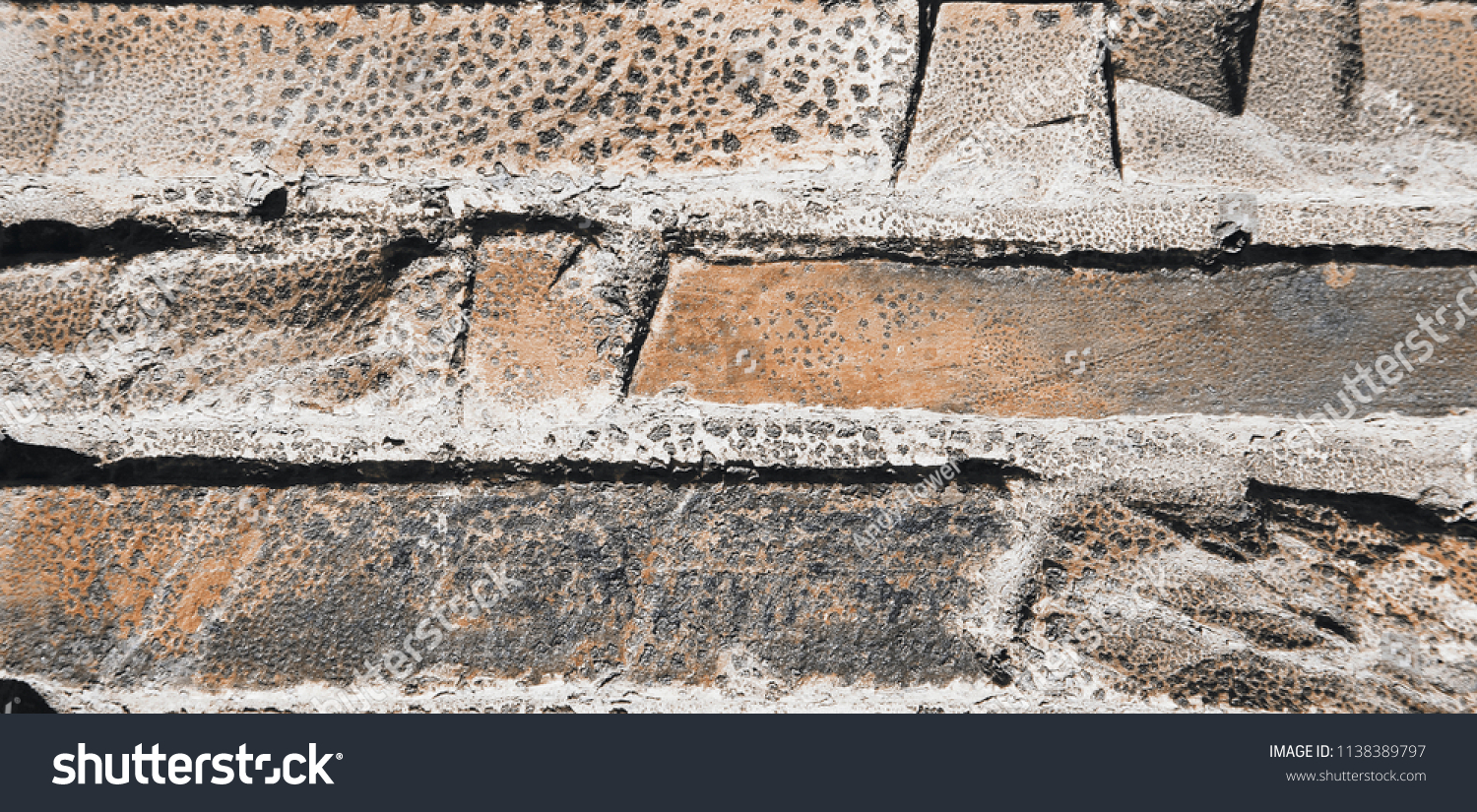 Stone Texture Background Bricks Stone Elevation Stock Photo 1138389797 ...