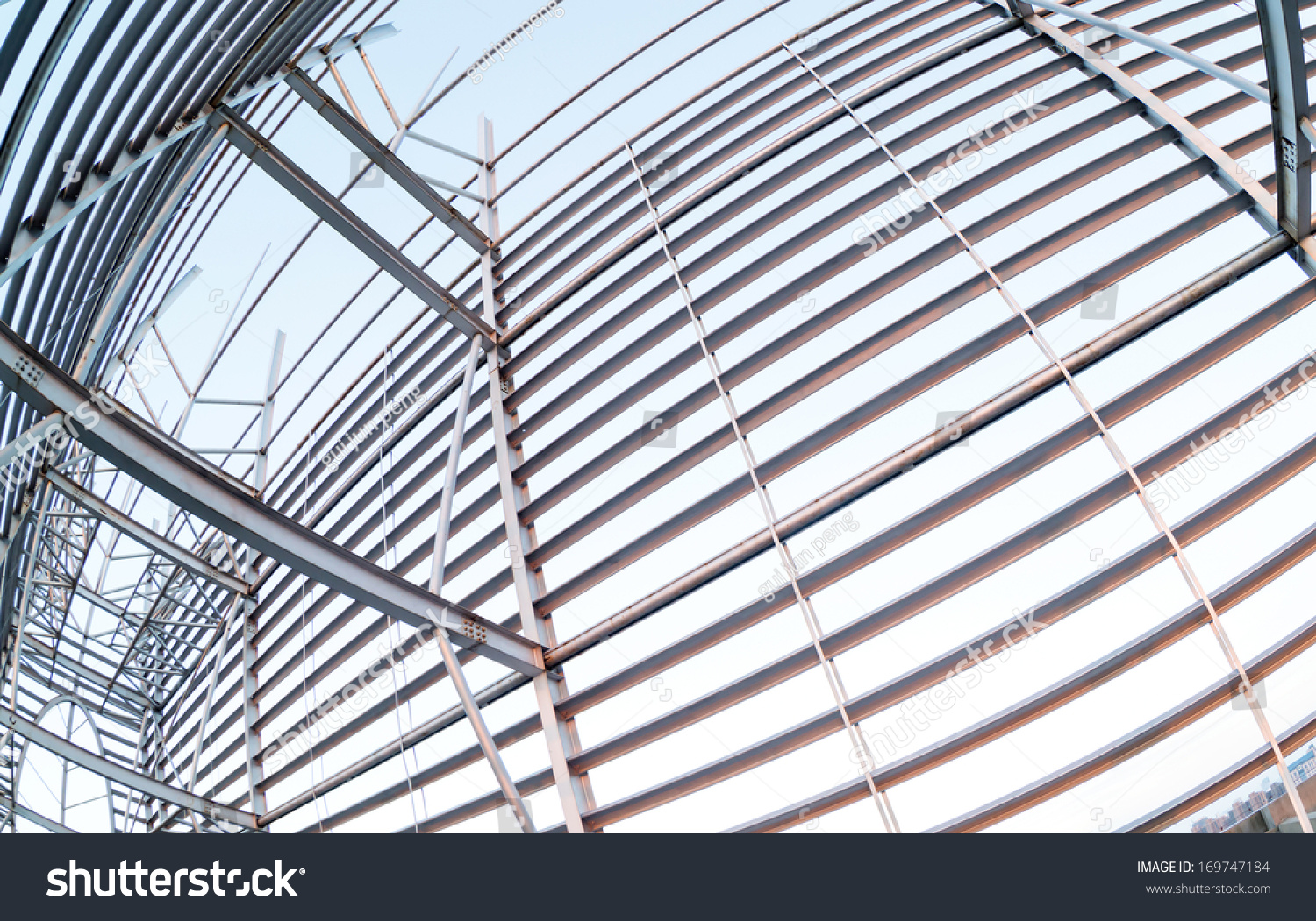 Structural Steel Framework Stock Photo 169747184 | Shutterstock