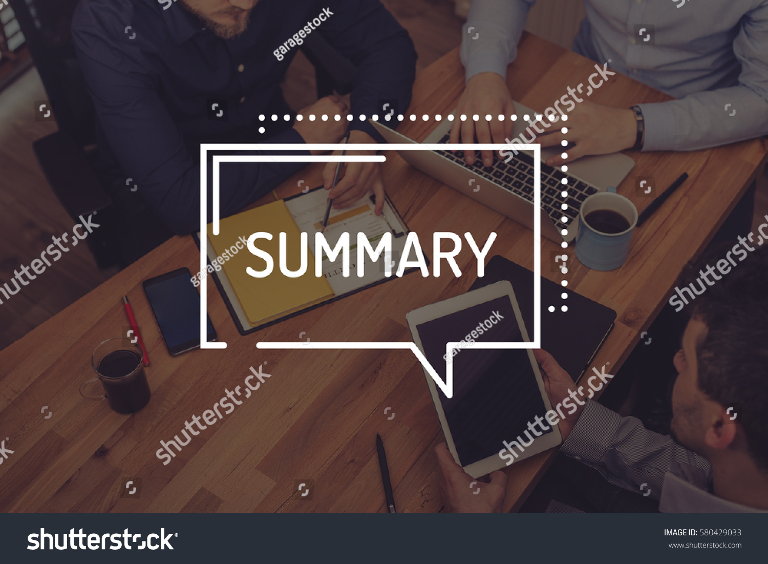 Summary Concept Stock Photo 580429033 | Shutterstock