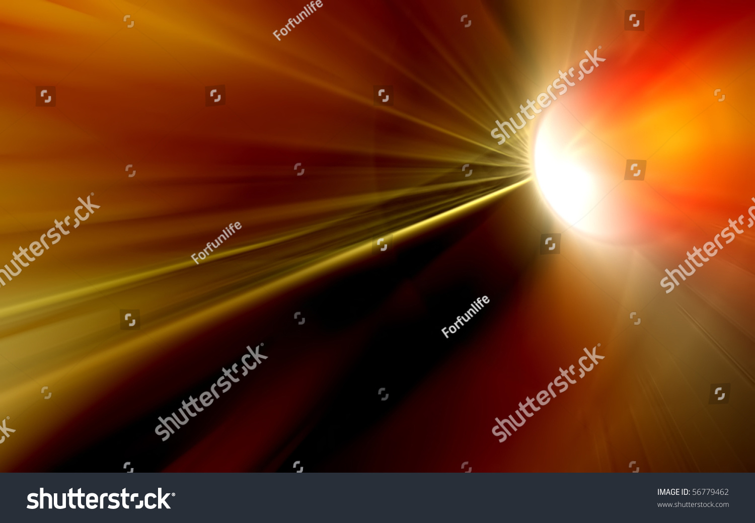 Sun Explosion Background Stock Illustration 56779462 | Shutterstock