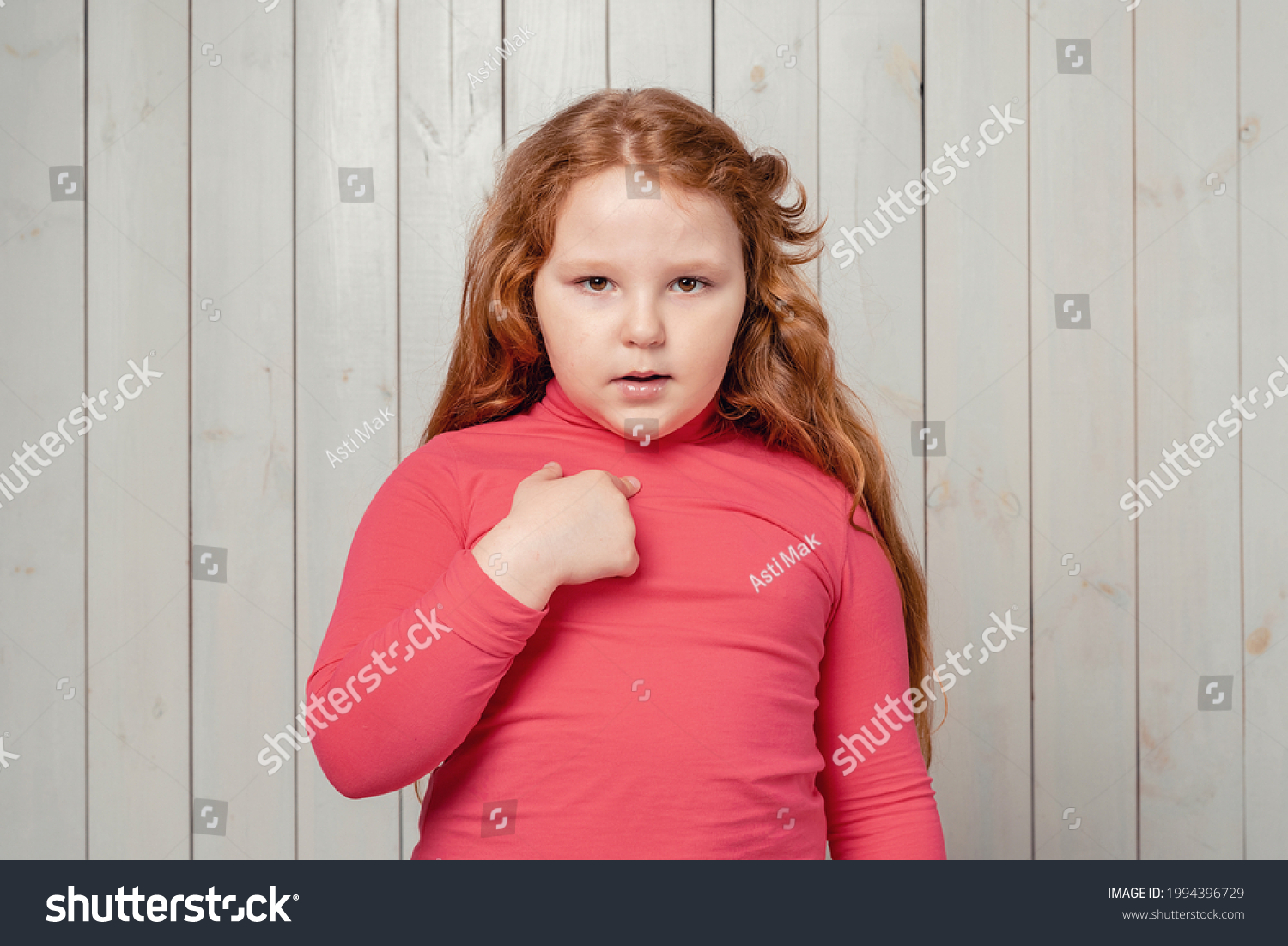 Surprised Redhead Preteen Girl Points Herself Stock Photo 1994396729 ... Surprised Redhead Preteen Girl Points Herself Stock Photo 1994396729 ...