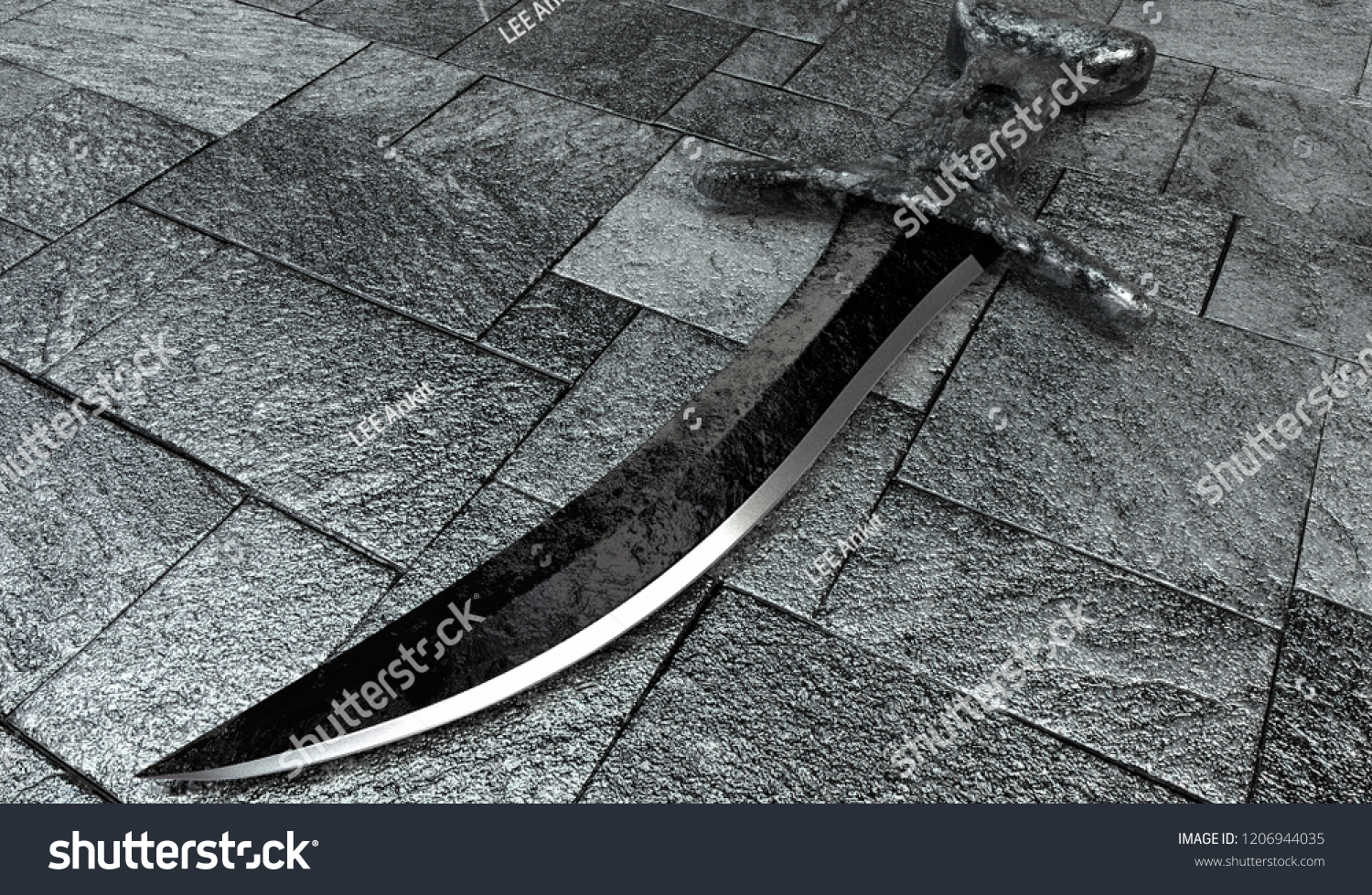 Sward 3d Render Stock Illustration 1206944035 | Shutterstock