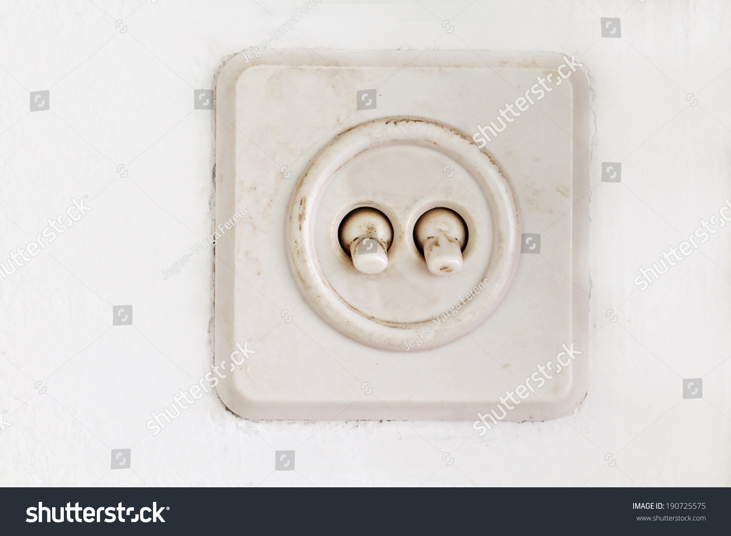 Switch Socket Install On Wall Stock Photo 190725575 | Shutterstock