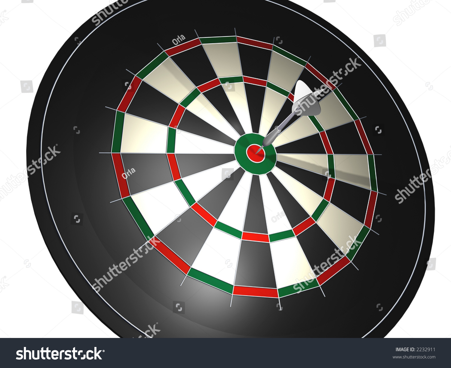 Target 3d Render Stock Illustration 2232911
