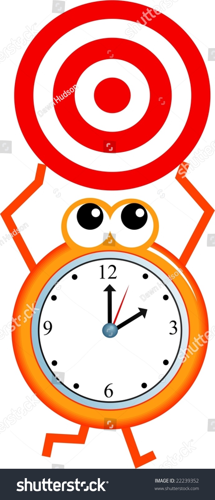 Target Time Stock Illustration 22239352 | Shutterstock