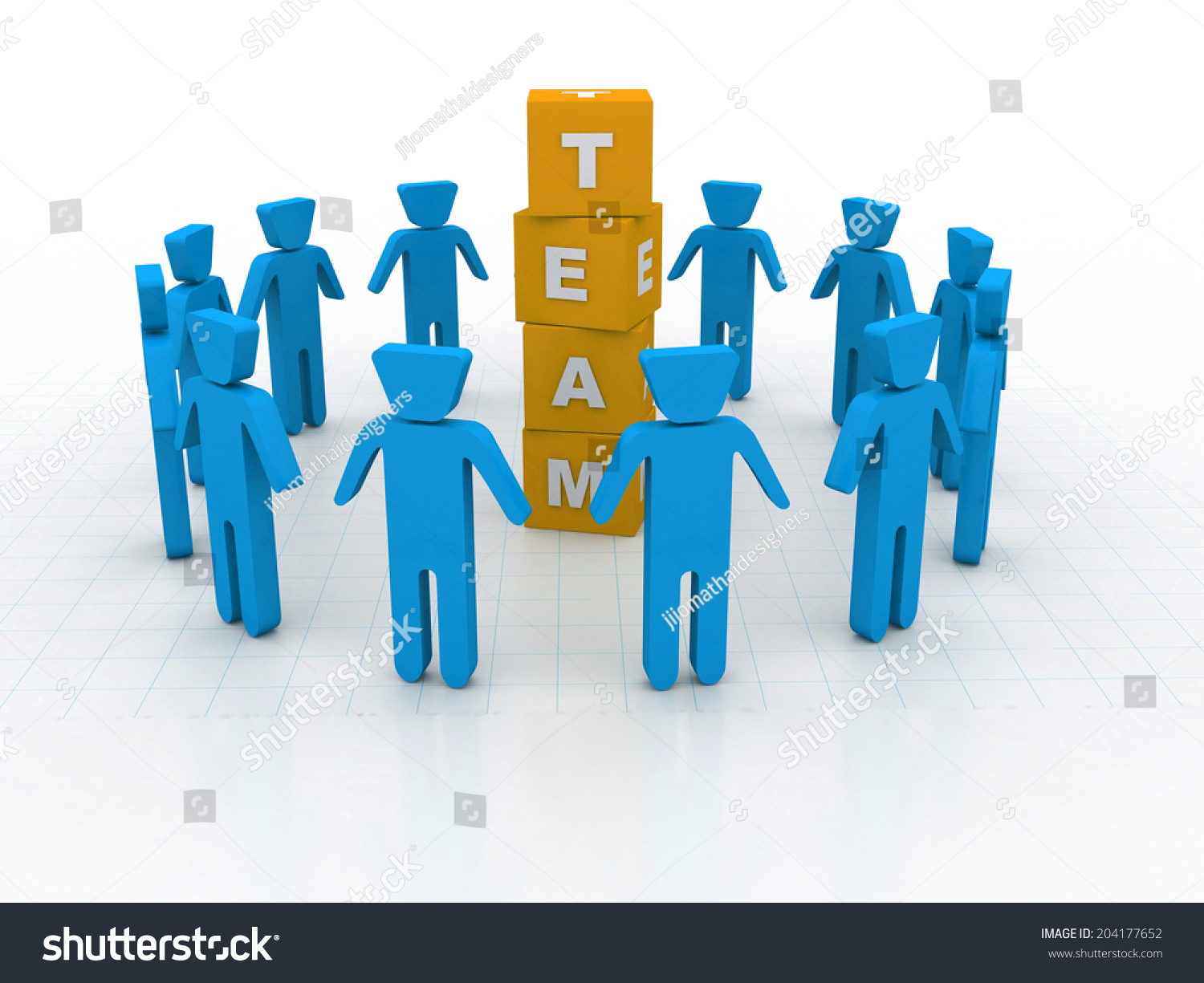 Teamwork Stock Illustration 204177652 | Shutterstock
