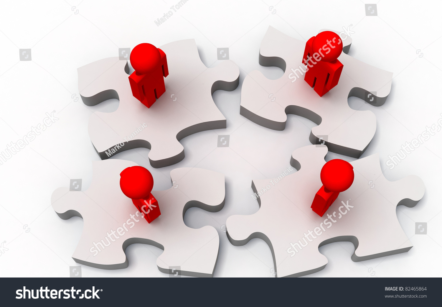 Teamwork Stock Illustration 82465864 | Shutterstock
