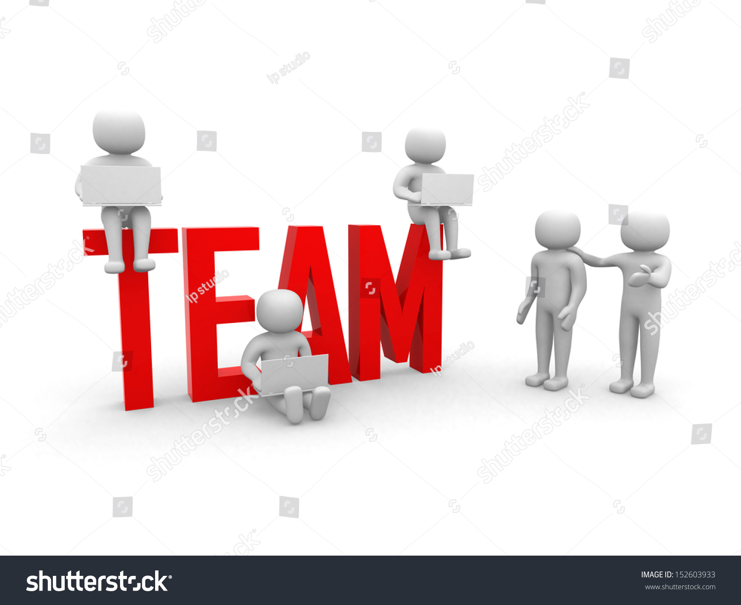 Teamwork Conceptual Business Illustration White Background: ilustración ... Teamwork Conceptual Business Illustration White Background: ilustración ...