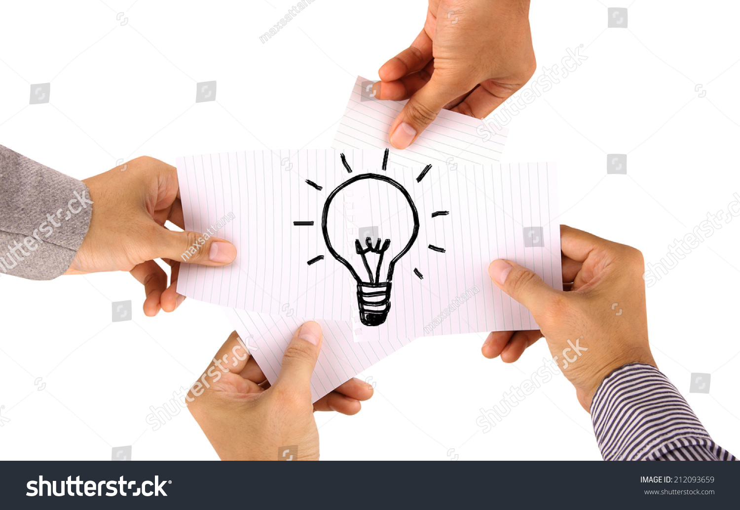 Teamwork Creativity Concept Stock Photo 212093659 | Shutterstock