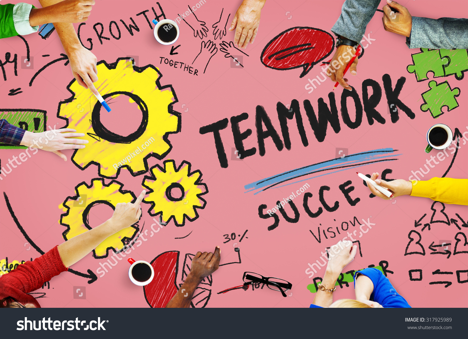 Teamwork Team Collaboration Connection Togetherness Unity Stock Photo ... Teamwork Team Collaboration Connection Togetherness Unity Stock Photo ...