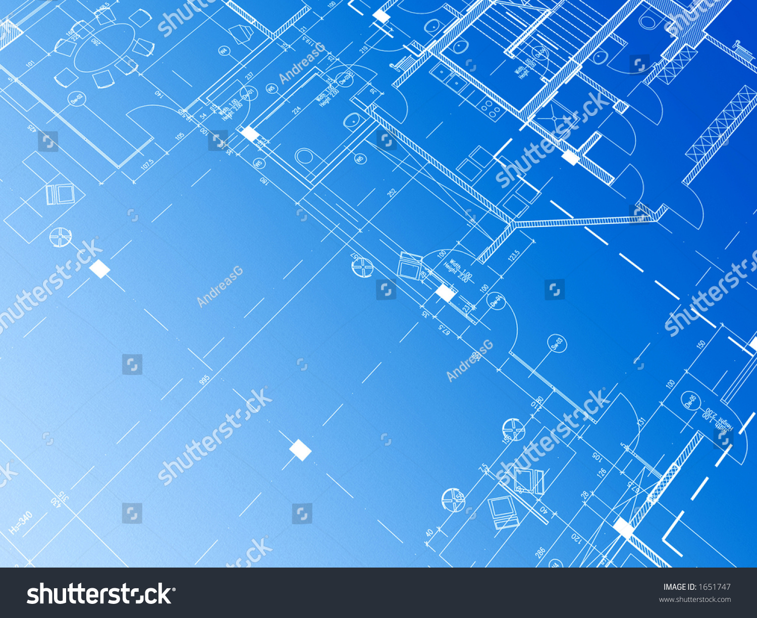 Technical Cad Documentation Architectural Background Stock Illustration ...