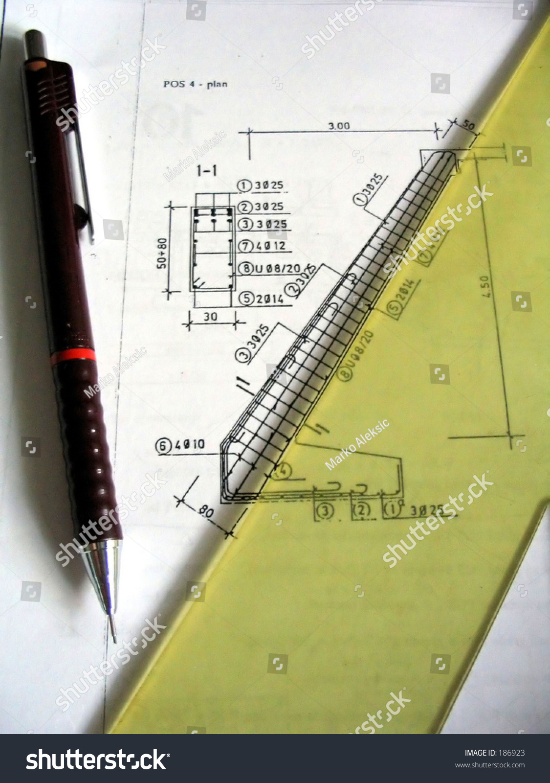 Technical Drawing Stock Photo 186923 | Shutterstock